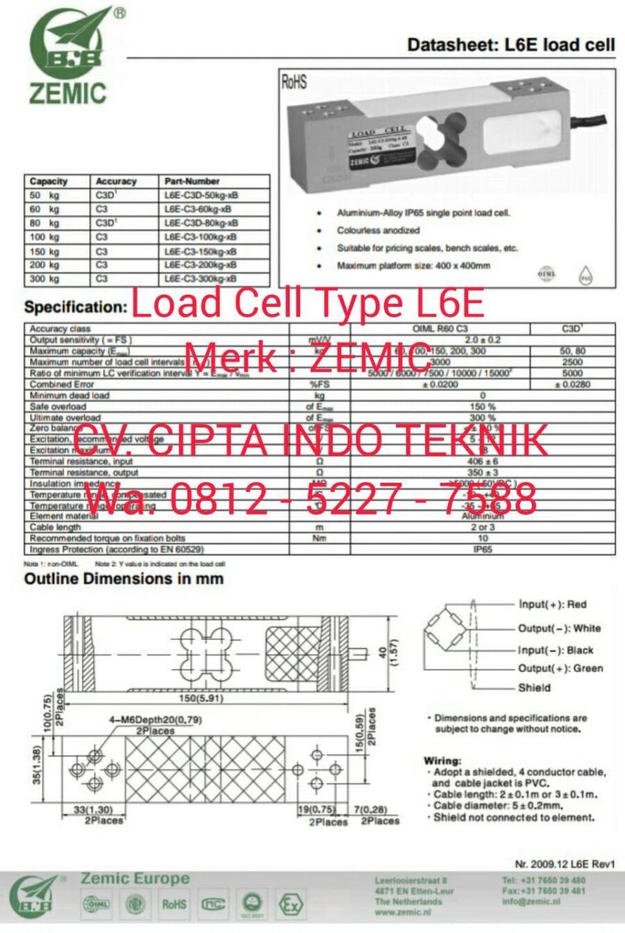 Jual Product Timbangan Digital, Loadcell, Indicator di Surabaya - CIPTA INDO TEKNIK